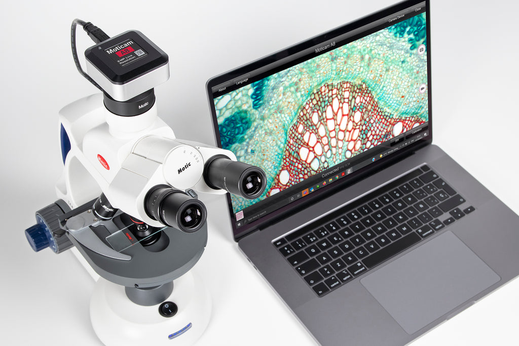 Moticam A8 | USB Microscope Camera | 8MP High-Resolution Imaging ...